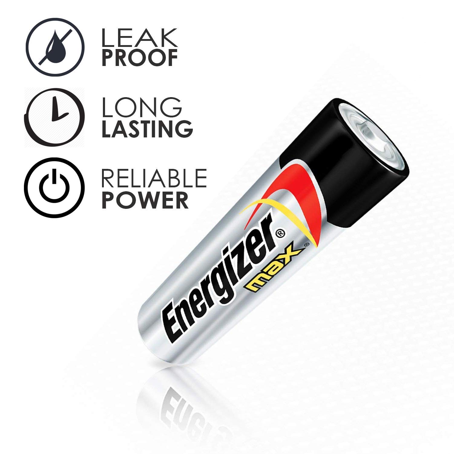 HeroFiber Energizer AA Batteries 48 Count, Multi Purpose Double A Battery Max Alkaline, Long Lasting, Leak Resistant, The Perfect Choice of Power for All AA Battery Operated Devices