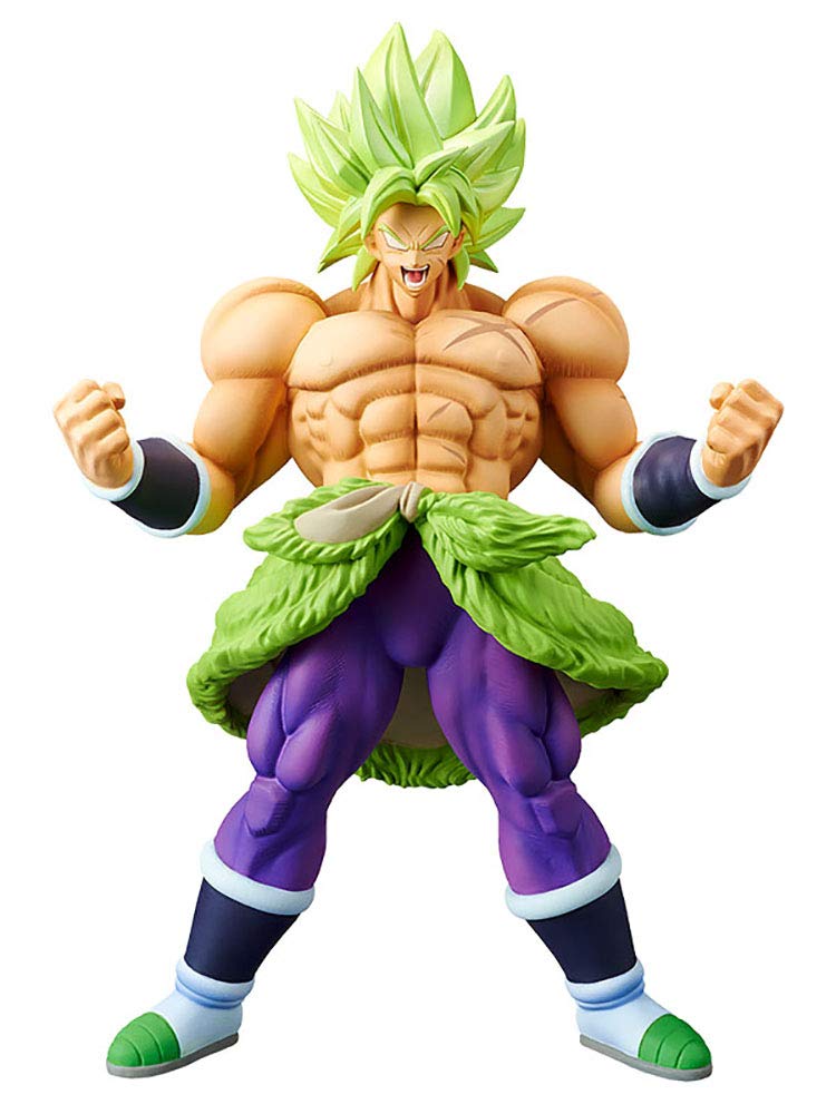 Banpresto 39034/10223 Dragon Ball Super Movie Choukokubuyuuden - Super Saiyan Broly Full Power Figure, Multicolor