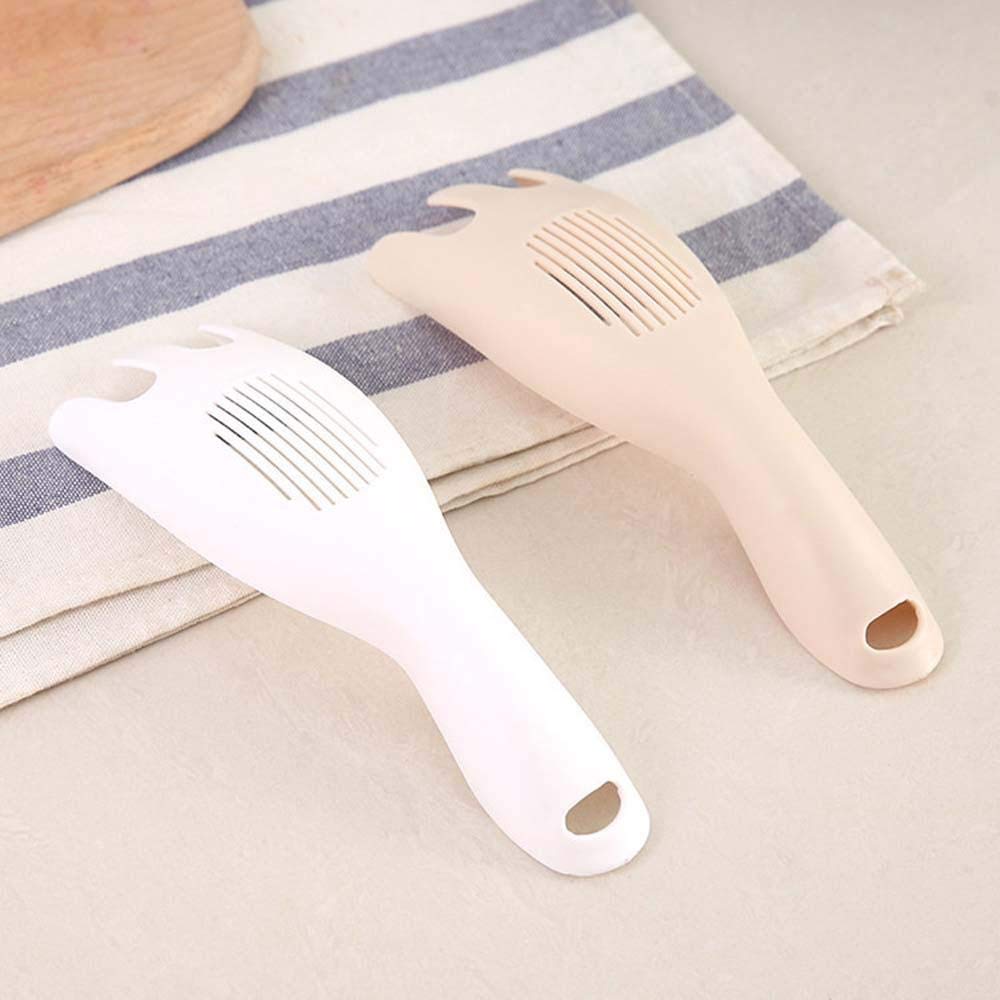 SUODAO Rice Grain Drainer,Useful Cooking Kitchen Tool Separate Beans Rice Colander Filter Rice Washer Strainer Clip(4PCS White)