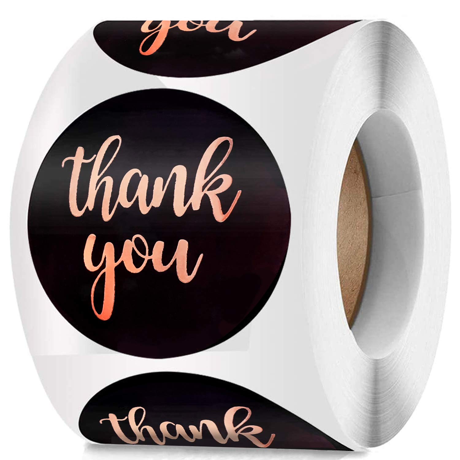 N/W Thank You Stickers Roll, Business Stickers, Envelopes Stickers, Packaging Bags Stickers, Boxes Stickers, Gifts for Sealing and Decoration Stickers, 500 Labels Per Roll