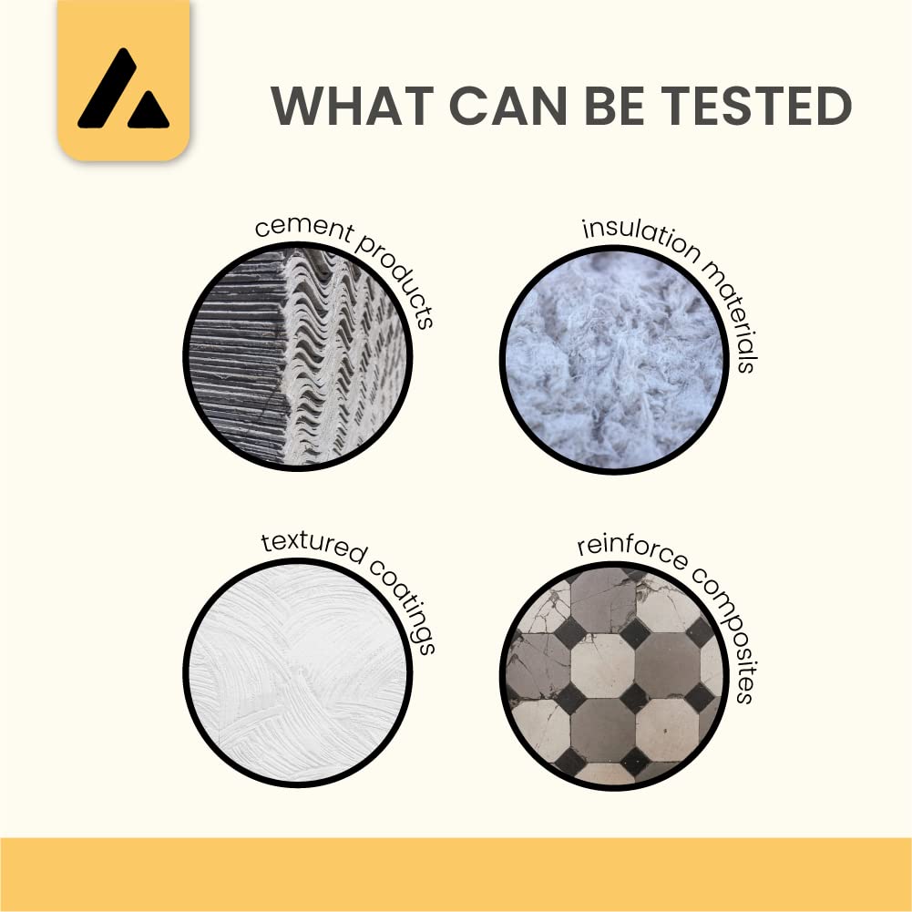 Asbestos Test Kit - Sample Only Testing - 72hr (3 Business Day) NVLAP lab Result with lab Testing fee Included. (1 Samples)