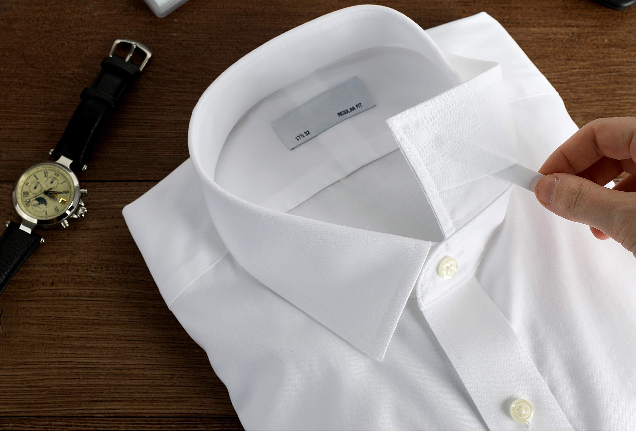 200 Plastic Collar Stays For Men Dress Shirts 2.5 inch