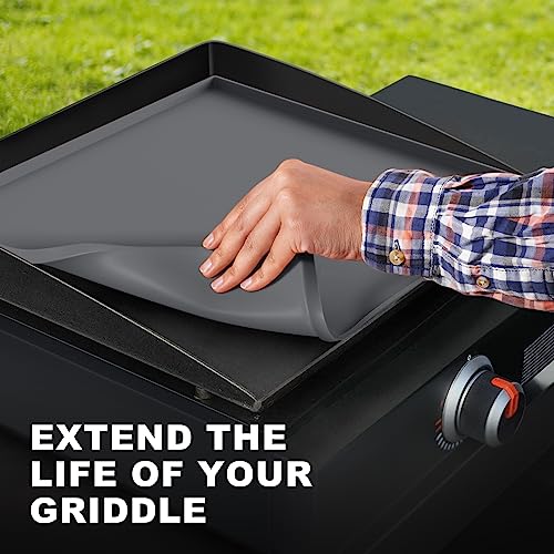 for Blackstone 28 Inch Griddle Mat Buddy, Silicone Grill Mat Protective Cover Accessories for Blackstone Griddle, Heavy Duty Food Grade Protector