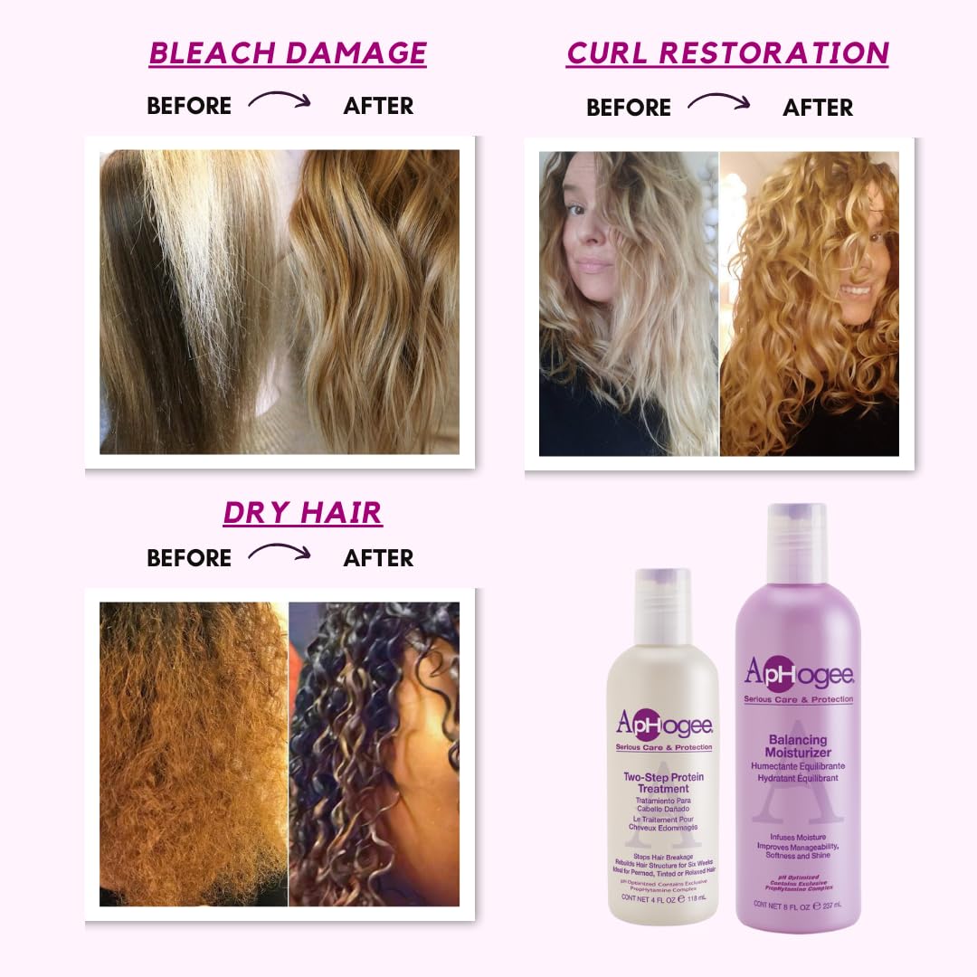 Aphogee Two-step Treatment Protein for Damaged Hair 16 oz.