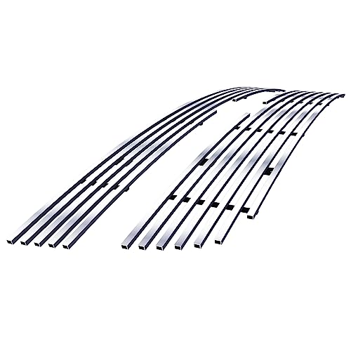 APS Compatible with Chevy Silverado 2500HD 3500 2005-2006 & 06 1500 HD SS & 07 Classic Main Upper Stainless Steel Chrome Billet Grille Grill Insert C65306A