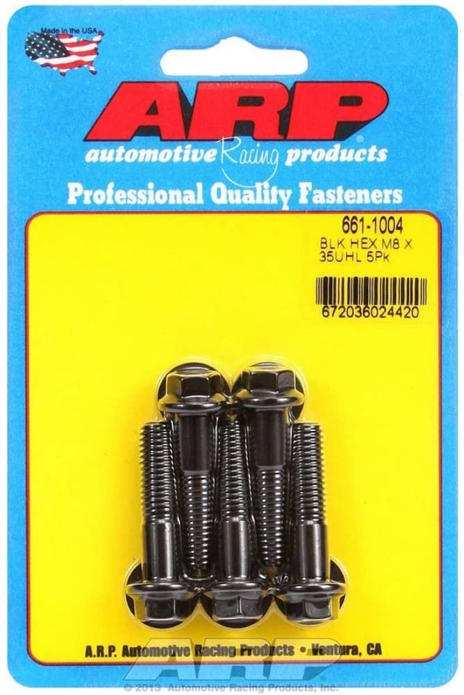 ARP 661-1004 Hex Bolt, M8 x 1.25", Pack of 5
