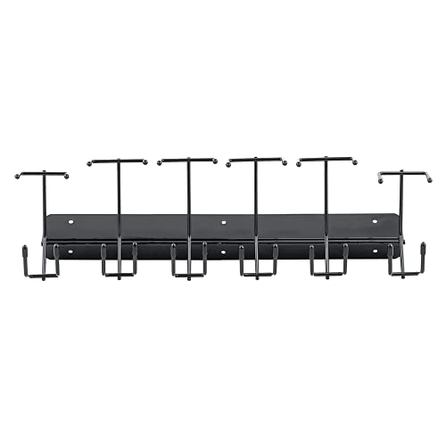 BarberMate Barber Buddy 6-Slot Clipper Rack, Barber Clipper and Hair Tool Organizer, Salon Station Rack, Professional Barber Supplies and Accessories