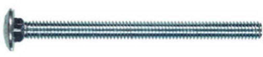 Hillman Fasteners 240047 Carriage Bolts, Zinc, 50 Pack