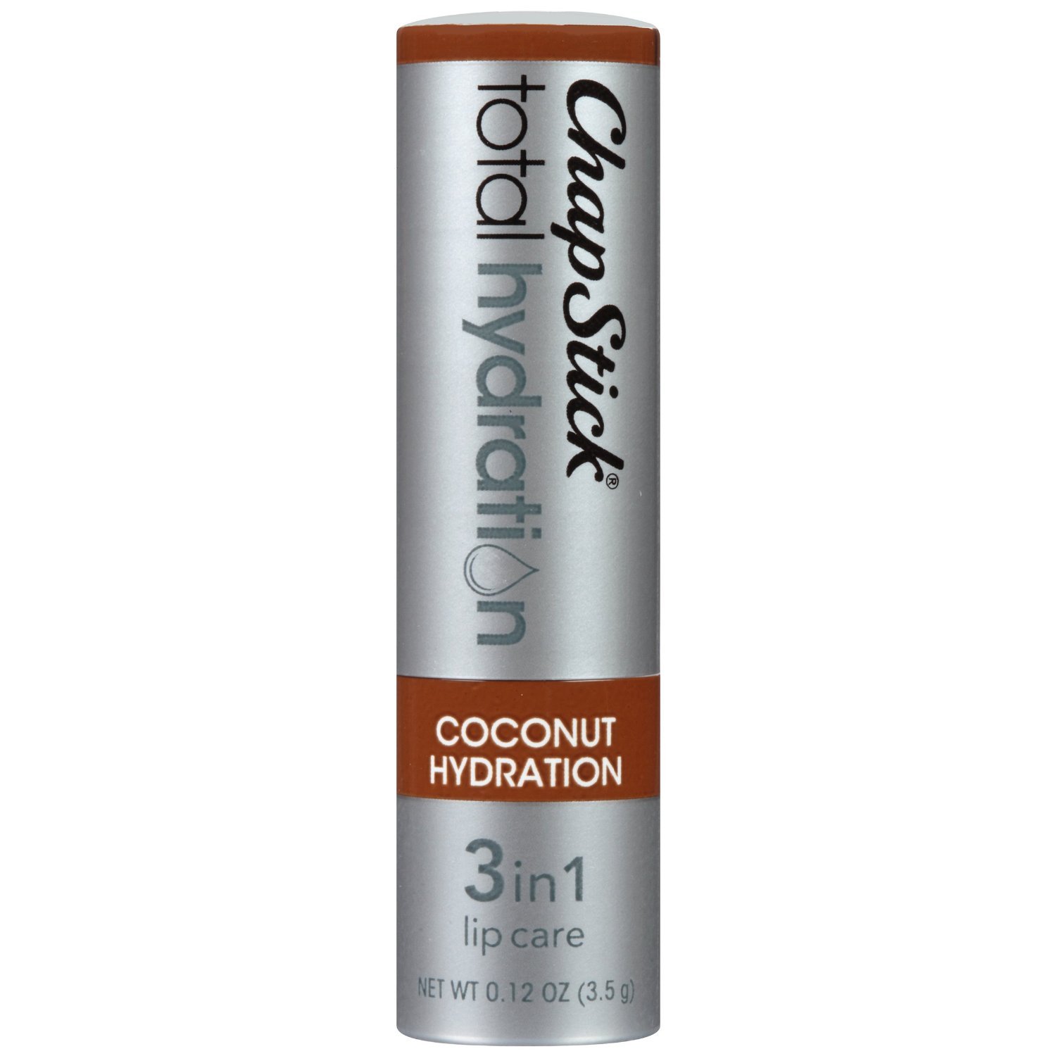 ChapStick Total Hydration 3-in-1 Lip Balm, Coconut Hydration, 0.12 Ounce (Pack of 3)