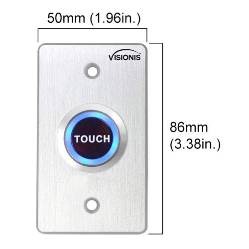 Visionis FPC-5100 One Door Access Control Out Swinging Door 1200lbs Maglock + Outdoor Weatherproof Keypad/Reader Standalone with Mini Controller + Wiegand 26, No Software, EM Card, 1000 Users Kit
