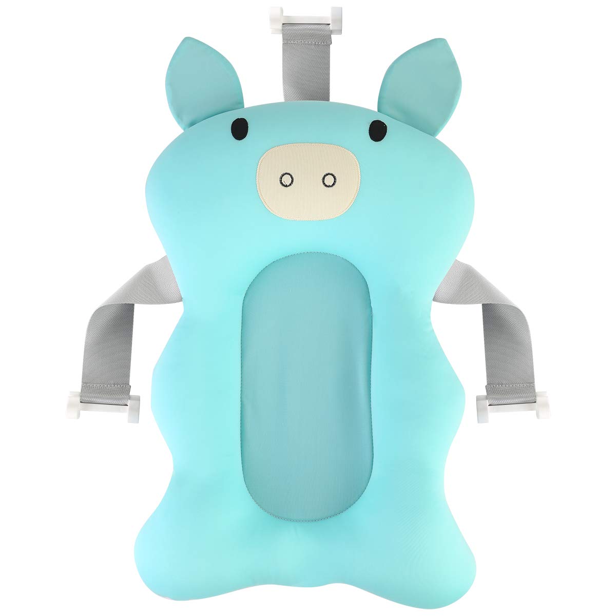 SH-RuiDu Baby Bath Cushion, Newborn Infant Bathtub Support Cushion Lounger Anti-Slip Soft Bath Tub Cushion Seat Support for 0-12M Boys Girls