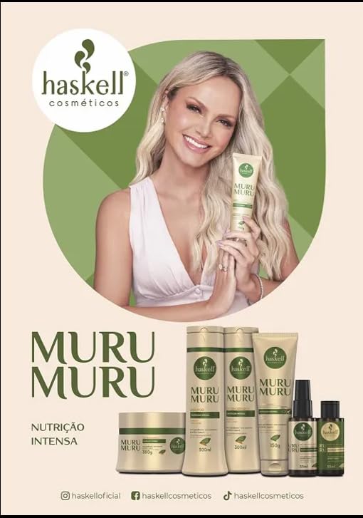 Haskell - Linha Murumuru - Shampoo Nutricao Prolongada 300 Ml - (Murumuru Collection - Extended Nutrition Shampoo 10.14 Fl Oz)