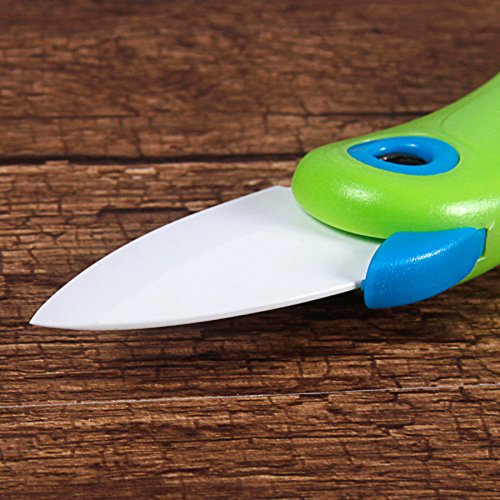 Creative Bird Shape Collapsible Portable Folding Ceramic Fruit Knife Paring Knife (four Colors Optional)
