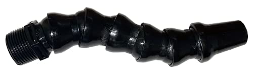 Aquarium Return Fitting Kit (Schedule 40 PVC Not Included) - 3/4" Slip/Slip Bulkhead/90 Degree Elbow (AM Brand)