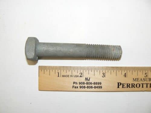 5/8"-11 x 3 3/4" Galv. Square Head Machine Bolts - Lot of 10 Pcs. HQ