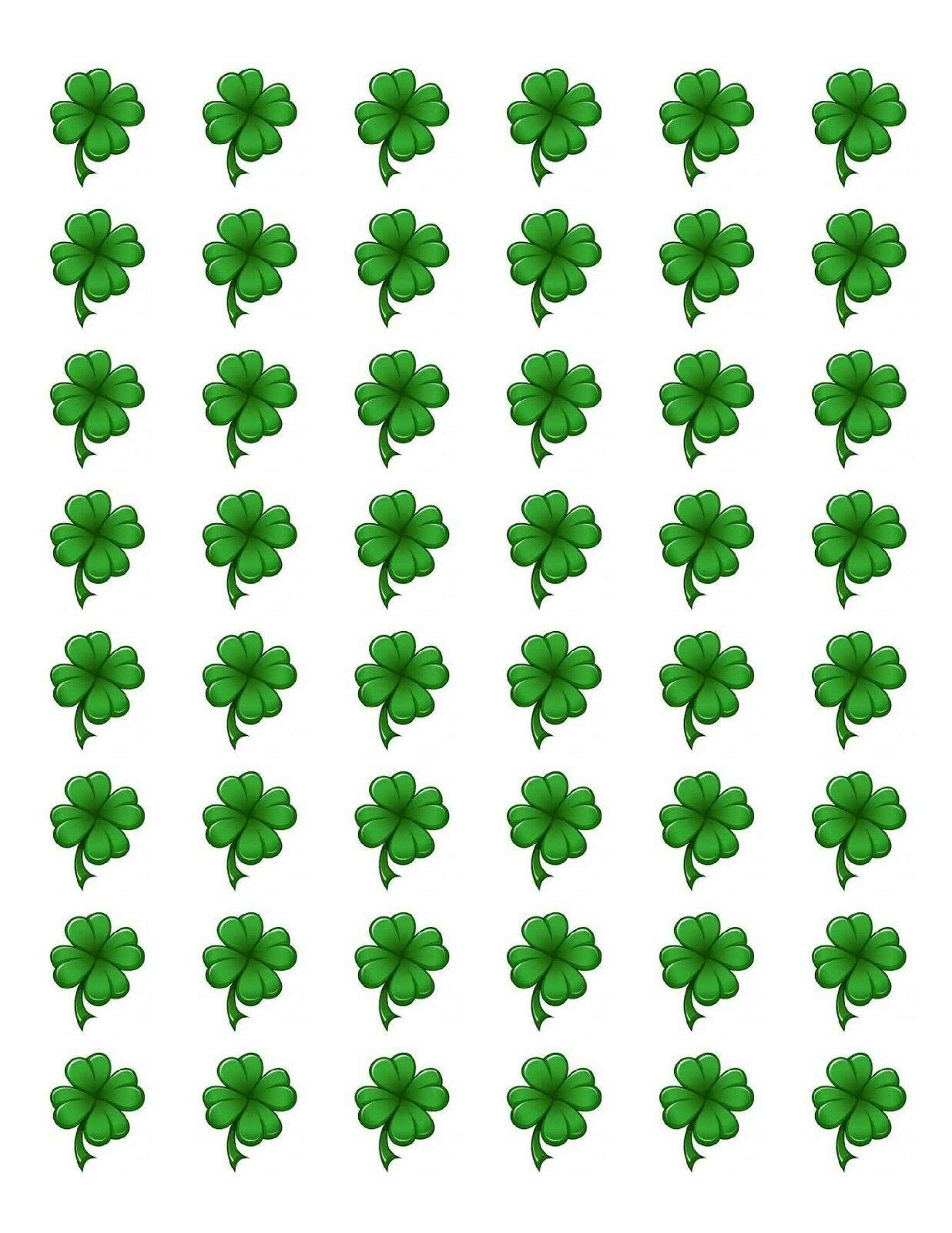 48 pcs Shamrock Clover ST Patricks Dayāāāāāāāāāā Stickers Envelope Seals Labels Round Tags, Stamps Sticker for Gift Cards, Envelopes, Boxes for Holiday, Birthday, Christmas