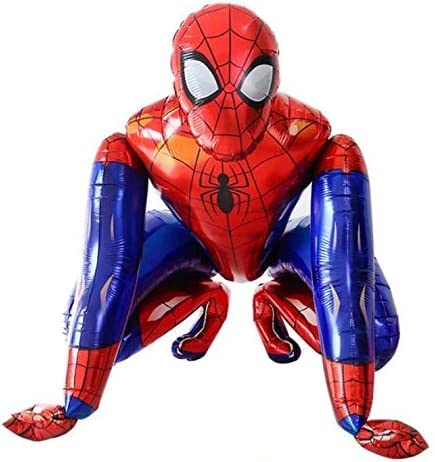 3PCS, Superhero Foil Balloon, Medium Size for Kid, Toddler Birthday Decoration, Party Supplies, Iron Spidey, Large Super Hero Balloons