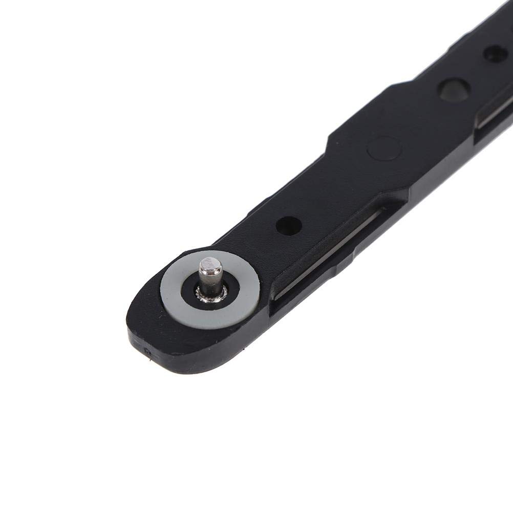 2Pairs/4Pcs Hard Drive Plastic Rails Black Chassis Hard Drive Mounting Plastic Rails