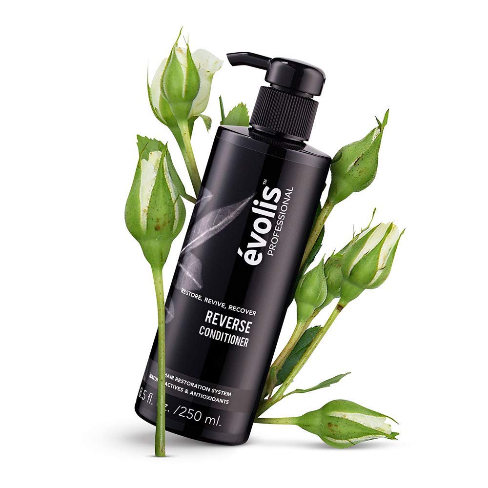 évolis Reverse Thickening Conditioner - Stimulating Conditioner for Weak, Thinning Hair - Fortifying Keratin Protein Conditioner for Hair Growth - Color-Safe and Sulfate Free Conditioner (8.5 Fl Oz)
