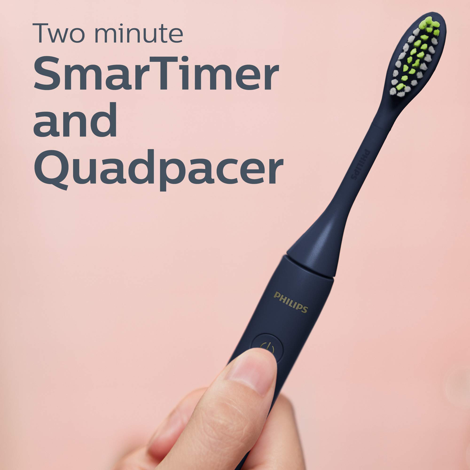 Philips One by Sonicare Battery Toothbrush, Midnight Blue, HY1100/04