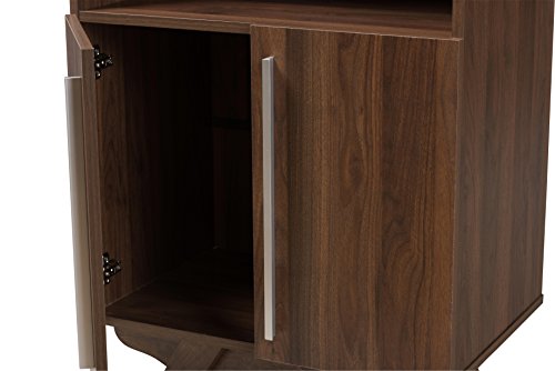 Baxton Studio Ashanti Wood Bookcase