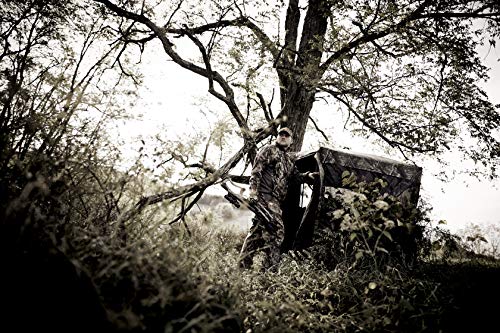Ameristep Pro Series Extreme View Hub Blind | 3-Person Hunting Blind in Mossy Oak Country DNA Camo
