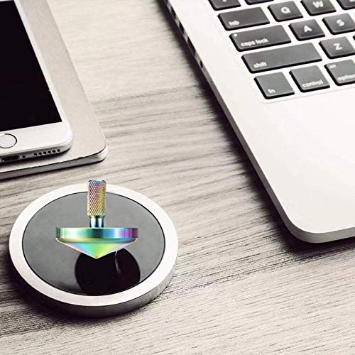 ShowDoo Colorful Metal Spinning Top,Stainless Steel Toys,EDC Desk Toys for Office for Adults and Kids,Unique Gift