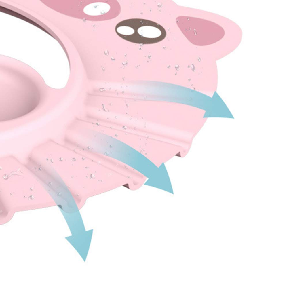 2pcs Toddler Shower Cap Baby Bath Cap Infant Bathing Cap Silicone Shower Cap Infants Shampoo Caps Safety Shower Cap Kids Shower Cap Baby Shampoo Shield Invitation Take a Bath Child