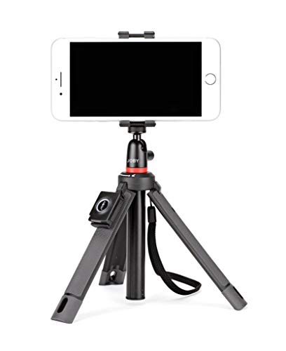 JOBY JB01550-BWW TelePod Mobile Tripod for Smartphone and Camera - Bluetooth Remote, Monopod, Selfie Stick, Vlogging, iPhone, Mirrorless, 360, Action Camera, Lights