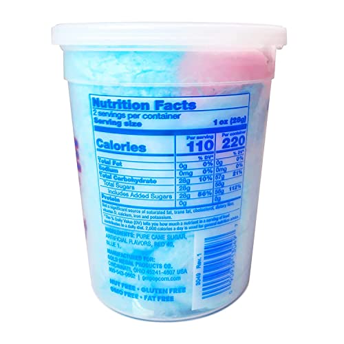 2oz -Blue and Pink Swirl Cotton Candy -Pack of 2ct