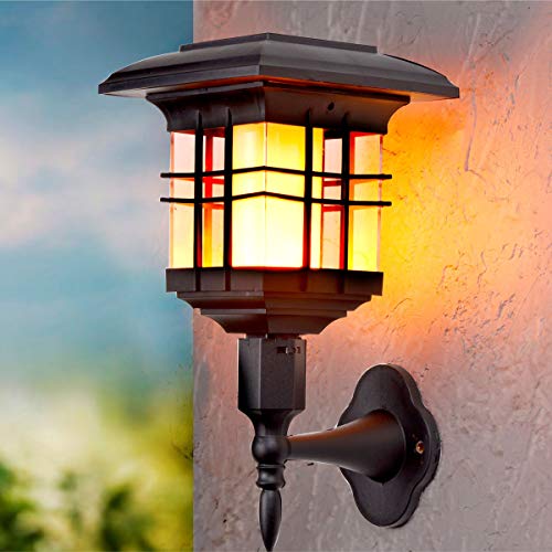 4 in 1 Solar Flickering Flame Lantern - Interchangeable Home Lighting