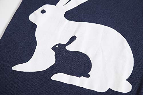 Little Boys Girls Rabbit Easter Pajamas Bunny Cotton Blue Pjs Kid 6