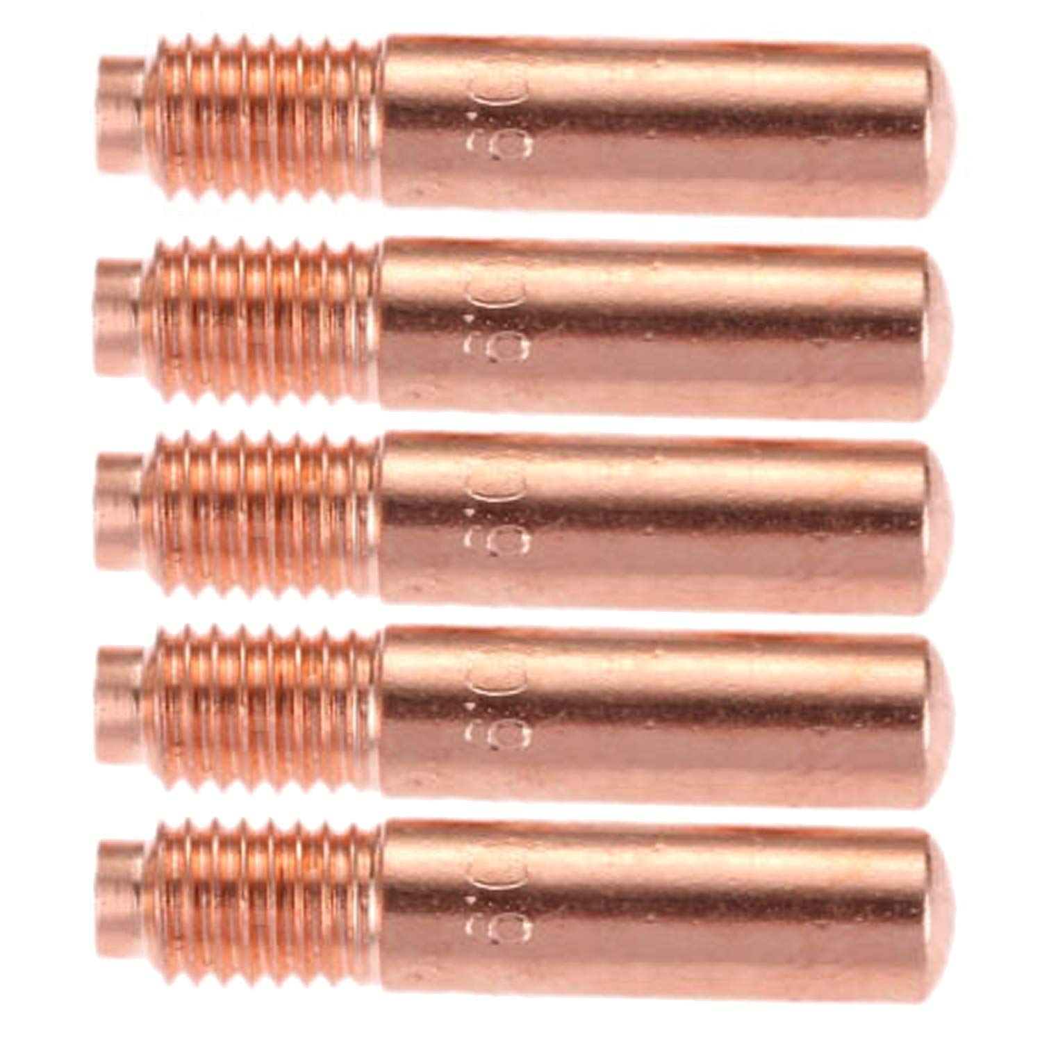 26 Pack MIG Welding Gun Accessory .035" Kit Fit for Miller M25 M40 Hobart H Gun (Include Welding Contact Tips 000-068 0.035", Gas nozzles 200-258, Gas Diffusers 169-728, Nozzle Adapters 169-729)