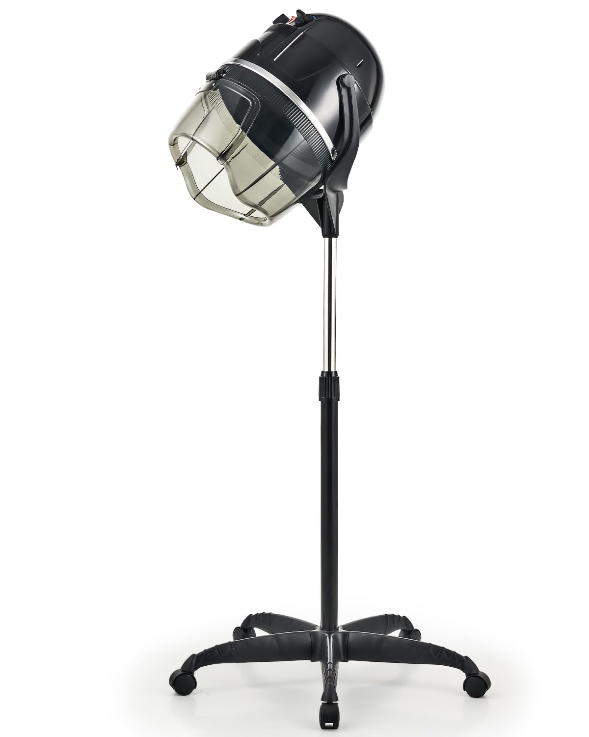 CO-Z Professional Adjustable Hooded Stand-Up Hair Bonnet Dryer with Timer Swivel Caster Rolling Base for Beauty Salon or Home Use