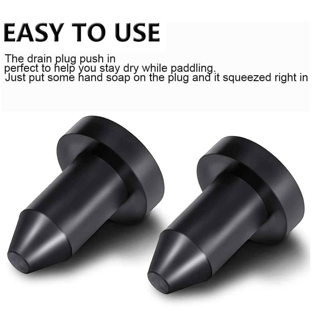 4 Pack 1/2" Kayak Drain Plug Push in Compatible with Sundolphin Pelican Kayaks Pond Prowler 4985616 Aruba 8 SS, Aruba 10, Bali 8, Excursion 10