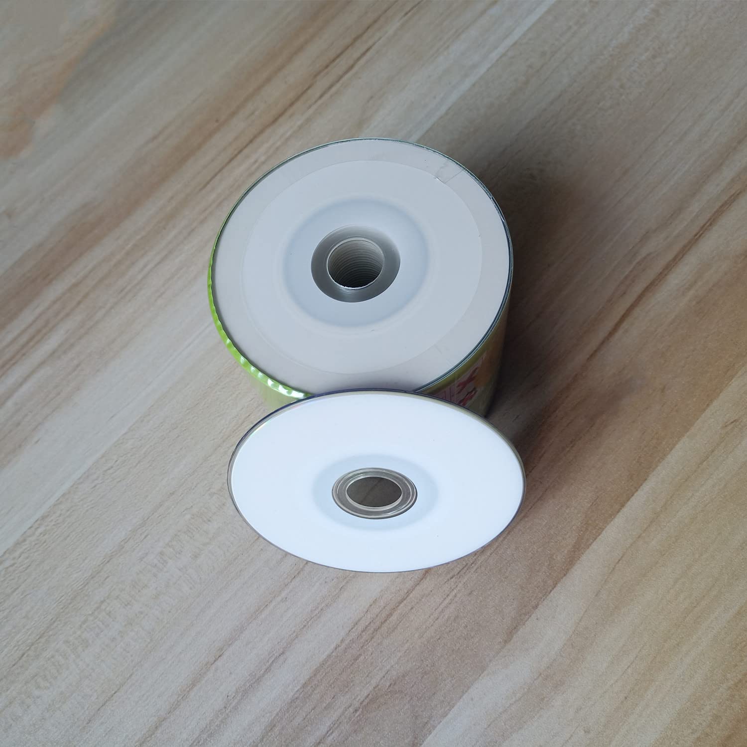 50 Pack 8cm White Surface Printable Mini Recordable Blank CD-R Discs for Music Data 215MB