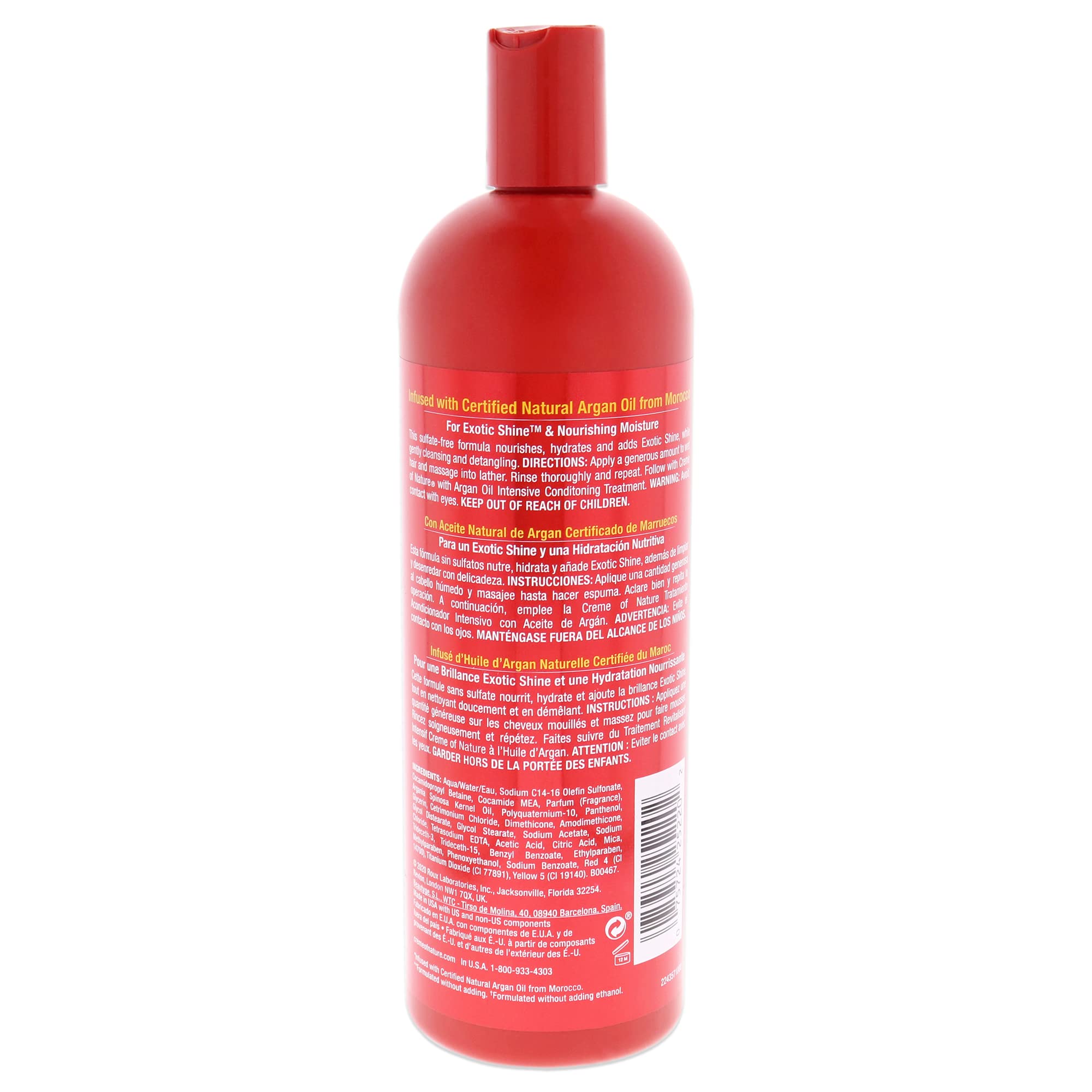 Creme of Nature Professional Argan Oil Moisture and Shine Shampoo, 20 Ounce