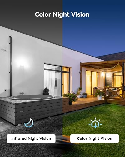 Swann Home DVR Security Cam System with 2TB HDD, 8 Channel 8 Cam, 4K UHD Video, Indoor Outdoor Wired Surveillance CCTV, Color Night Vision, Heat Motion Detection, LED Lights, Sirens, 856808