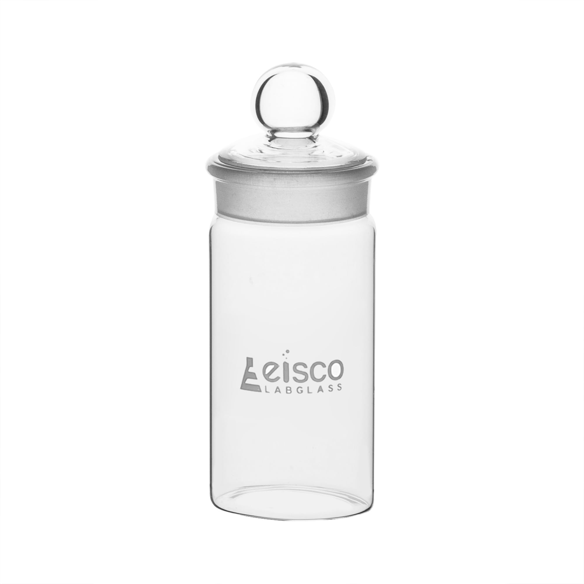EISCO Weighing Bottle, Tall Form, 60ml capacity, Borosilicate Glass with Interchangeable Ground Stopper Labs