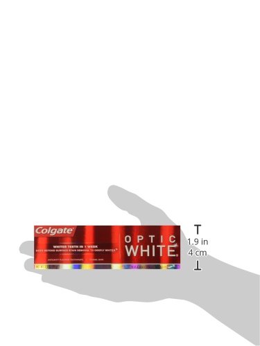 Colgate Optic White Whitening Toothpaste, Sparkling White - 3.5 ounce