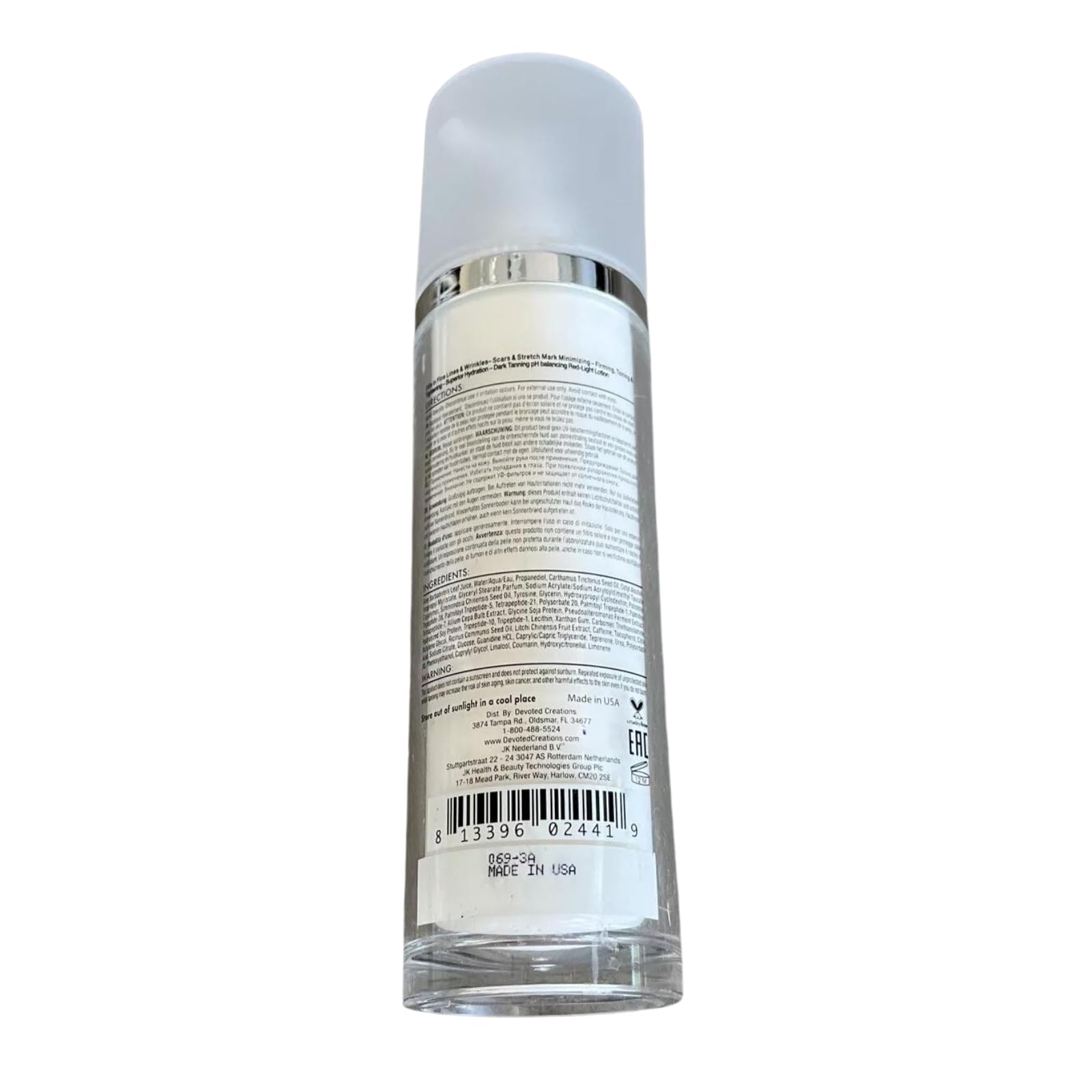 Collagenetics 2 in 1 Pro Red Light Therapy Prep Lotion & Tan Acc
