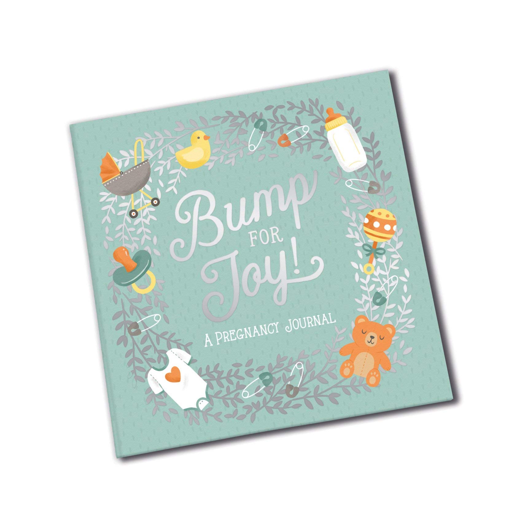Studio Oh! Guided Pregnancy Journal Bump for Joy - 9" x 9" Bundled with Baby's First Years Guided Journal Bundle of Joy - 9" x 9"