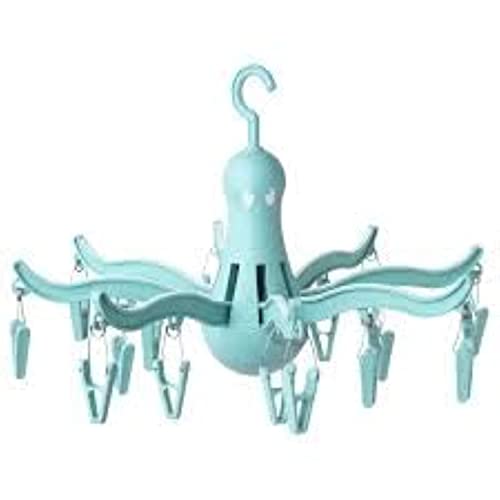Ikea 801.896.63 Pressa Hanging Dryer with 16 Clothes Clips, Blue