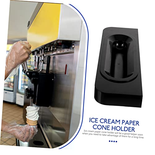 FUNOMOCYA Ice Cream Machine Accessories Ice Cream Accessories Receiving Plastic Large Black