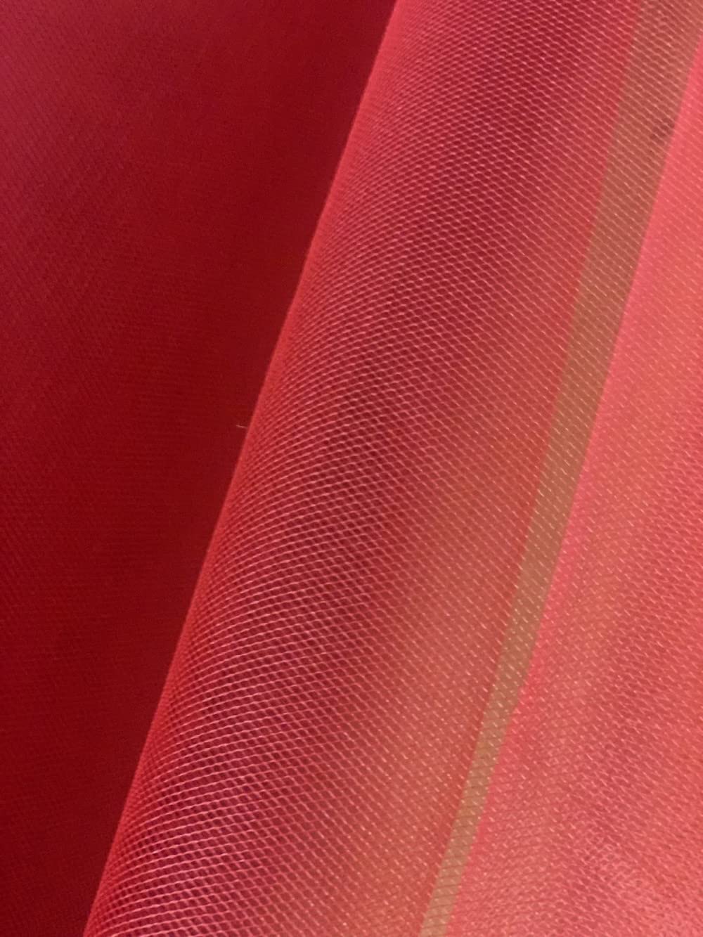 58/60 inch red Crinoline Hard net Fabric Cut by The Yard