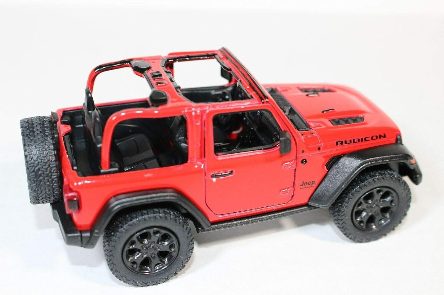 2018 Jeep Wrangler Rubicon No Top Red - Kinsmart P/B