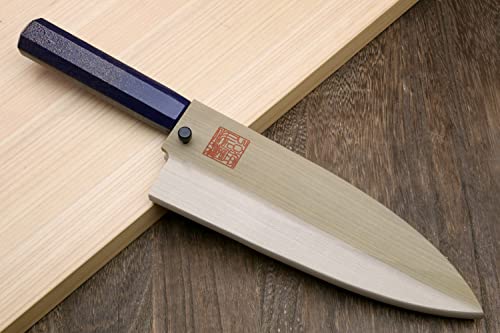 Yoshihiro Inox Stainless Steel Deba Japanese Fish Fillet Chef Knife (7'' (180mm))