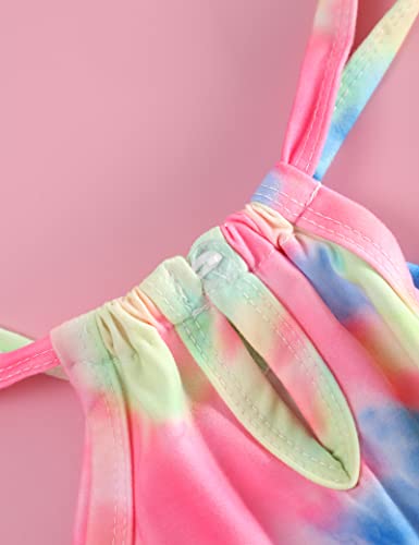Toddler Baby Girls Clothes Strap Sleeveless One Piece Halter Romper Casual Summer Jumpsuit
