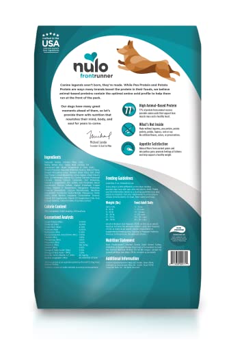 Nulo Frontrunner Small Breed Dry Dog Food, Premium Ancient Grain Small Kibble for Proper Chewing with Taurine for Heart Health and Probiotics for Digestive Support 14 Pound (Pack of 1)