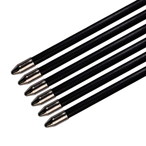 28'' Fiberglass Arrows Archery Target Arrow Practice Shooting Practice Target for Professional Youth Archery Recurve Bow Shooter(Pack of 12)